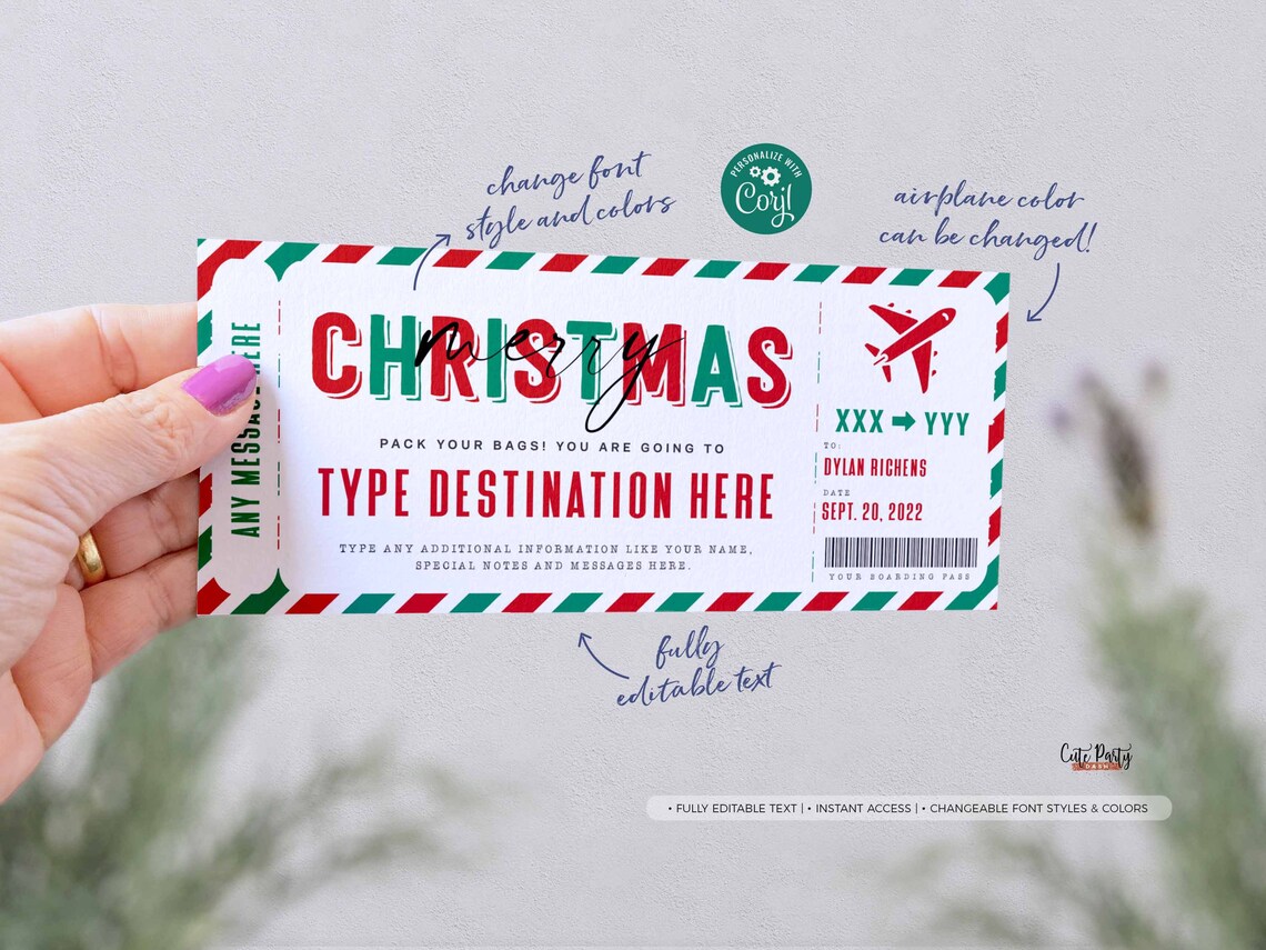 christmas-boarding-pass-template-editable-holiday-gift-etsy