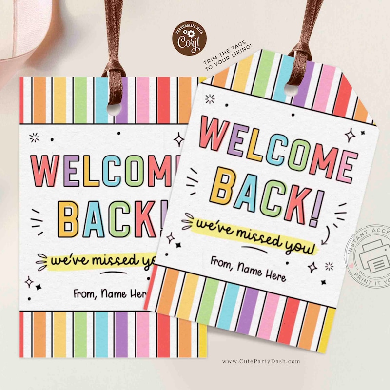 Welcome Back to Work Card - Etsy
