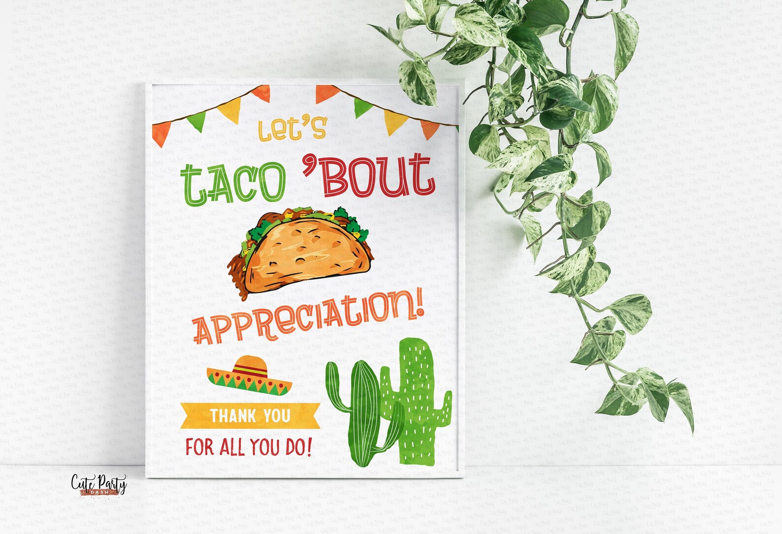 Let's Taco 'bout Appreciation Gift Sign Teacher Staff | Etsy