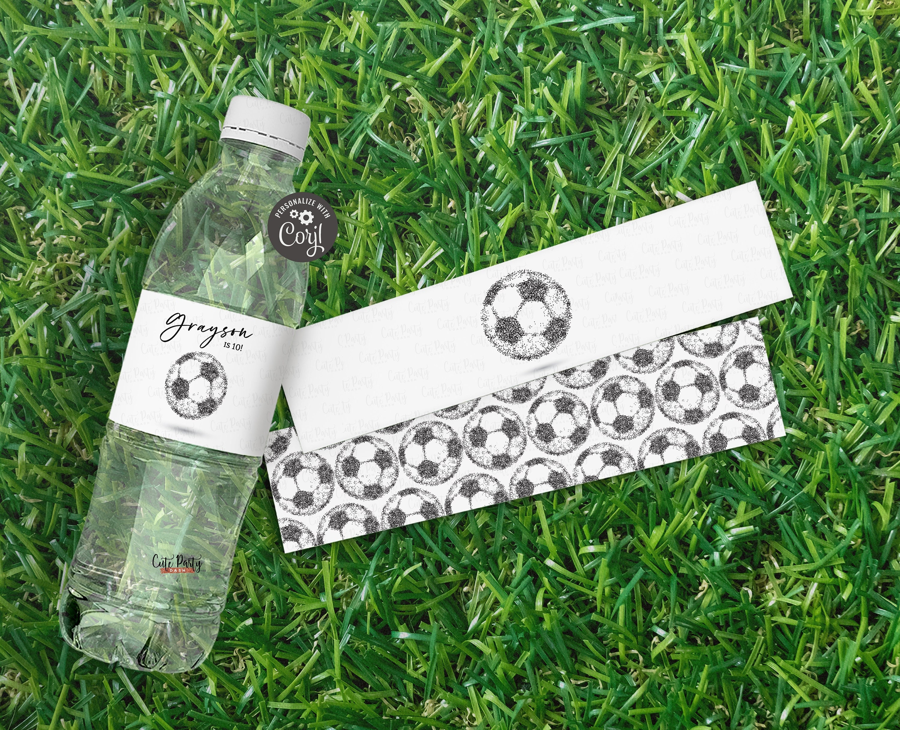 INSTANT DOWNLOAD Editable Soccer Birthday Favor Tag Thank - Etsy