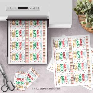 Love Like Jesus Printable Tag INSTANT DOWNLOAD Editable Merry Christmas ...