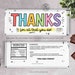 Thank You Gift Chocolate Bar Wrapper INSTANT DOWNLOAD Teacher - Etsy