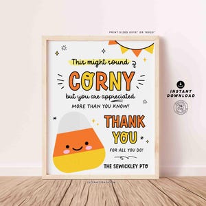Candy Corn Halloween Sign Printable INSTANT DOWNLOAD Halloween ...