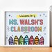 Classroom Door Welcome Sign Template INSTANT DOWNLOAD Printable Teacher ...