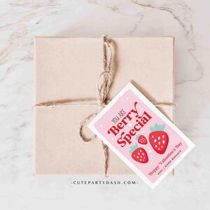 You Are Berry Special Valentine Gift Tag Printable INSTANT DOWNLOAD ...