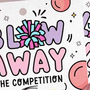 Blow Away the Competition Gift Tag INSTANT DOWNLOAD Printable ...