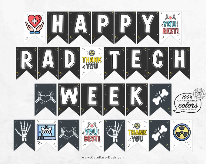 Radiology Week Banner - Etsy