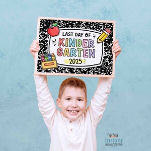 Editable First Day of Kindergarten Sign Bundle Printable INSTANT ...