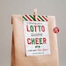 Christmas Wishing You a Lotto Holiday Cheer Gift Tag, Appreciation Gift ...