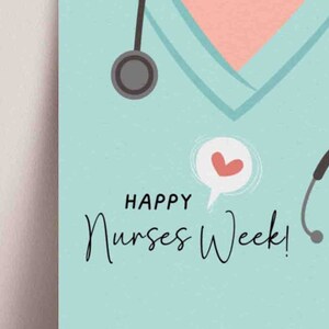 Nurses Week Gift Card Holder Printable INSTANT DOWNLOAD Editable Coffee ...