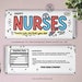 Nurses Week Chocolate Bar Wrapper: Editable Gift (instant Download) - Etsy