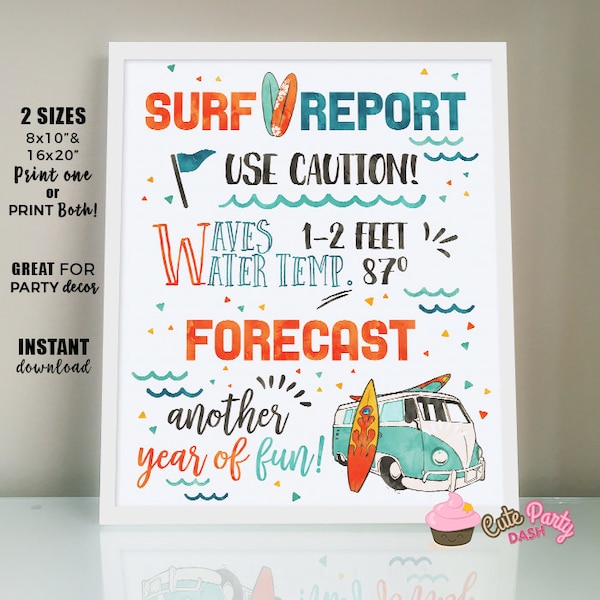 Beach Surf - Etsy