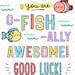 O-fish-ally Awesome Good Luck Printable Gift Tag INSTANT DOWNLOAD ...