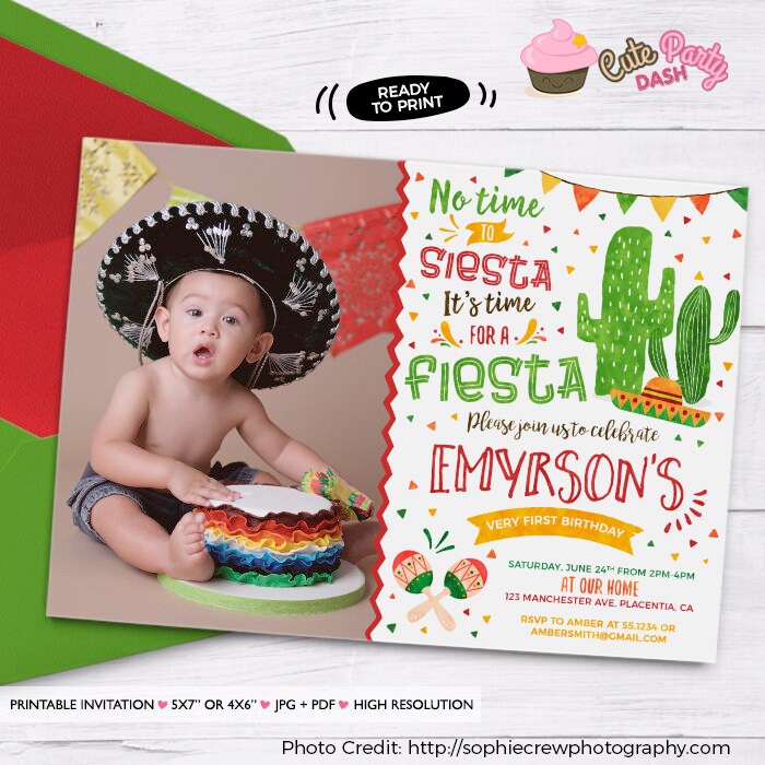 INSTANT DOWNLOAD EDITABLE Fiesta Birthday Decorations | Etsy