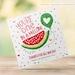 Watermelon Thank You Tag: Editable Teacher Appreciation Gift (digital ...