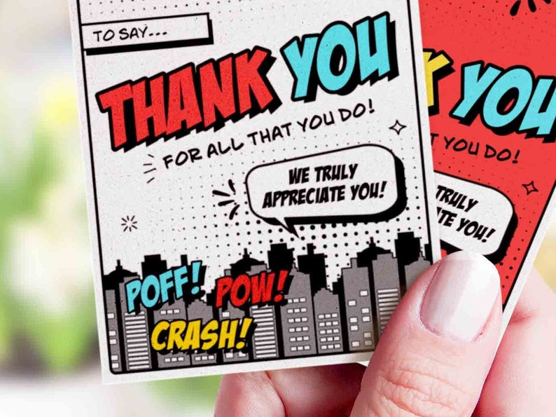 School Lunch Hero Day Appreciation Gift Tag Printable Lunch - Etsy