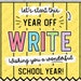 EDITABLE Welcome Back to School Gift Tag Printable Pen Marker First Day ...