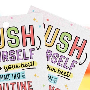 Editable Cheerleader Good Luck Tag, Cheer Dance Squad Candy Pun Tag ...