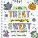 EDITABLE Halloween A Little Treat for Someone Sweet Gift Tag - Etsy