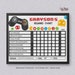 Editable Video Game Reward Chart, Printable Videogame Incentive Chore ...