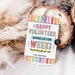 Volunteer Appreciation Gift Tag Editable Employee Appreciation Week ...