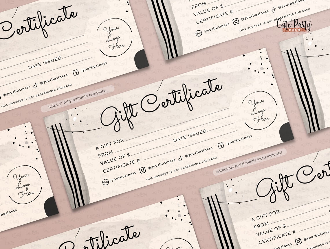 Round Product Label Editable Template INSTANT DOWNLOAD - Etsy