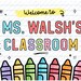 Classroom Door Welcome Sign Template INSTANT DOWNLOAD Printable Teacher ...