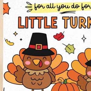 EDITABLE Thanks for All You Do for Our Little Turkey Sign Printable ...