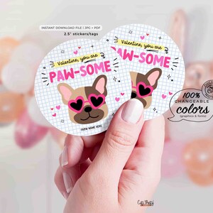 Printable Dog Valentine's Day Cards Printable INSTANT DOWNLOAD ...