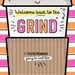 Welcome Back to the Grind Gift Card Holder Editable School - Etsy