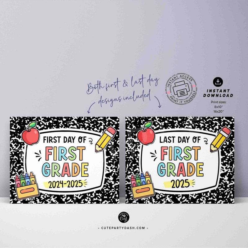 Last Day of 1st Grade - Etsy