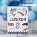 Shark Birthday Favor Tags Shark Jawsome Time Watercolor - Etsy