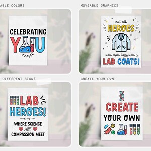 Lab Week Sign Printable INSTANT DOWNLOAD Editable Medical Laboratory ...