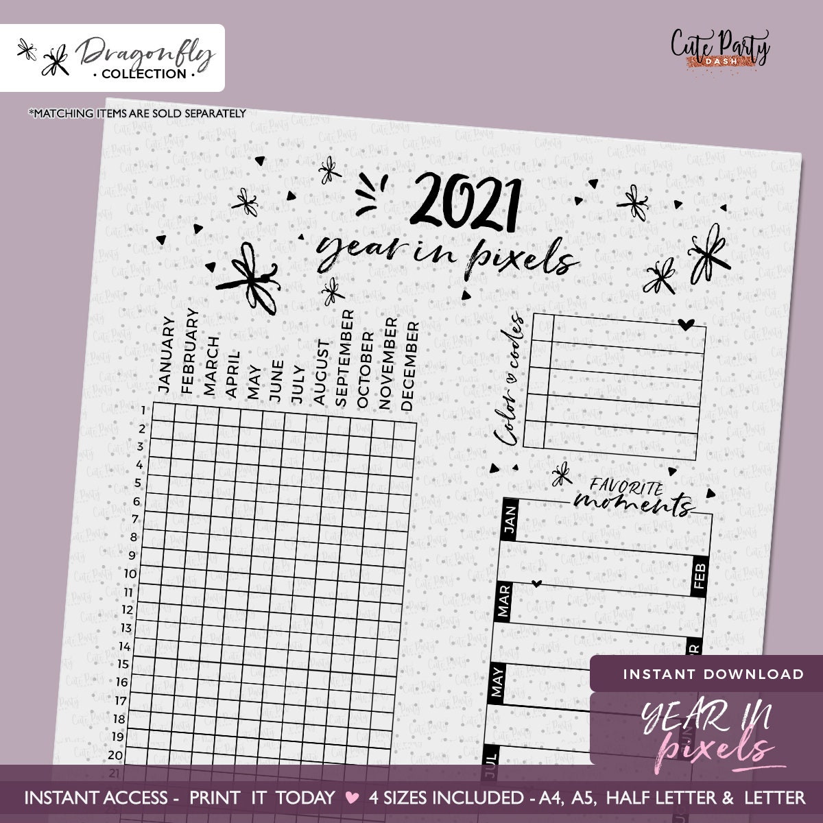 Money Tree Savings Tracker: Goal Chart Bujo Planner Insert (digital ...