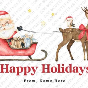 Editable Merry Christmas Gift Tags Printable INSTANT DOWNLOAD - Etsy