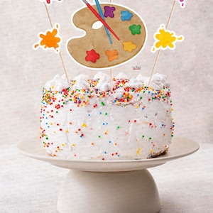 INSTANT DOWNLOAD EDITABLE Art Party Birthday Printable Juice Label ...