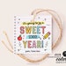 Editable Sweet Year Gift Tag: Back to School Printable (instant ...