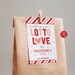 Valentine's Day Treat Tag, Wishing You a Lotto Love Gift Tag ...