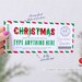 EDITABLE Christmas Santa Gift Certificate Template for Kids, Holidays ...