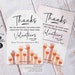 Volunteer Appreciation Gift Tag: Editable Thank You Card (digital ...
