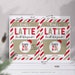 Editable Christmas Thanks a Latte Christmas Coffee Gift Card - Etsy