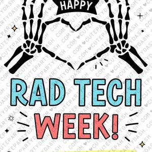 Rad Tech Week Gift Tag: Editable Radiology Appreciation Label (digital ...