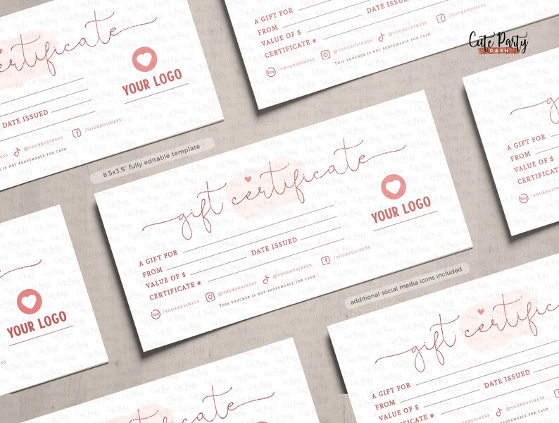 Pink Price List Template Editable INSTANT DOWNLOAD Printable - Etsy