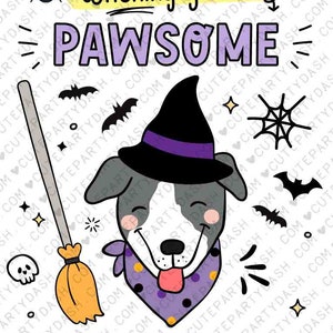 Dogs Halloween Card Bundle for Kids INSTANT DOWNLOAD Editable Happy ...