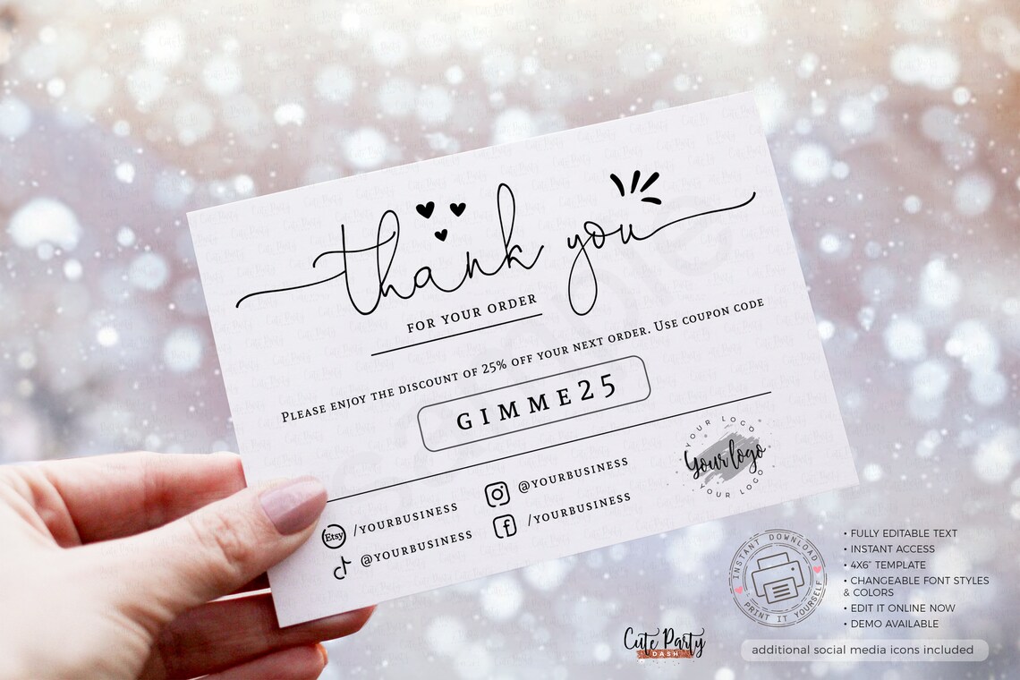 INSTANT DOWNLOAD Printable Care Card Instructions Product - Etsy