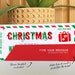 Christmas Weekend Getaway Voucher Template, Surprise Trip Gift Ticket ...