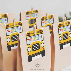 Bus Driver Appreciation Thank You Gift Tag, INSTANT DOWNLOAD, EDITABLE ...