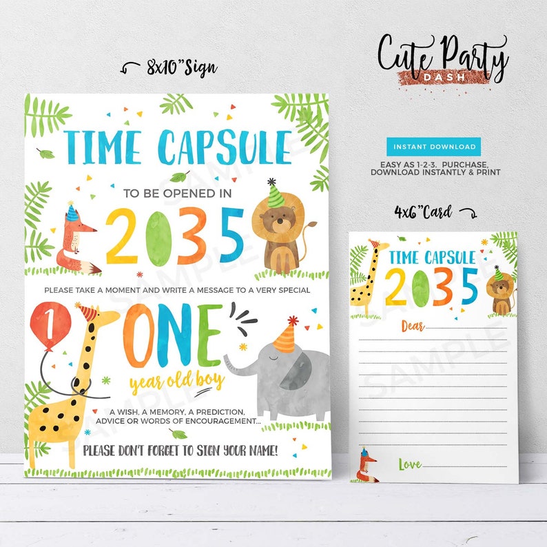 INSTANT DOWNLOAD Party Animals Birthday Favor Tag Zoo Favors - Etsy