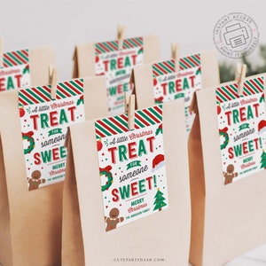 Christmas Treat for Someone Sweet Gift Tag, Holiday Appreciation Gift ...