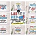 Lab Week Gift Tags Printable INSTANT DOWNLOAD Editable Lab Week ...
